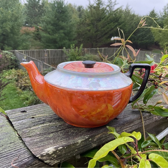 Dining | Czechoslovakia Lustre Atlas Teapot | Poshmark
